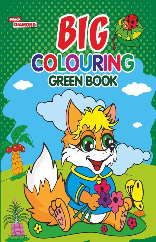 Buy Big Colouring Green Book for 5 to 9 years Old Kids| Fun Activity ...