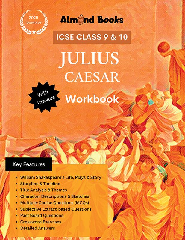 Bookscape | Buy Almond Books ICSE Class 9 & 10 Julius Caesar (WORKBOOK ...