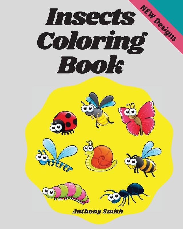 Bookscape | Buy Insects Coloring Book: Wonderful Coloring Pages of Bugs ...