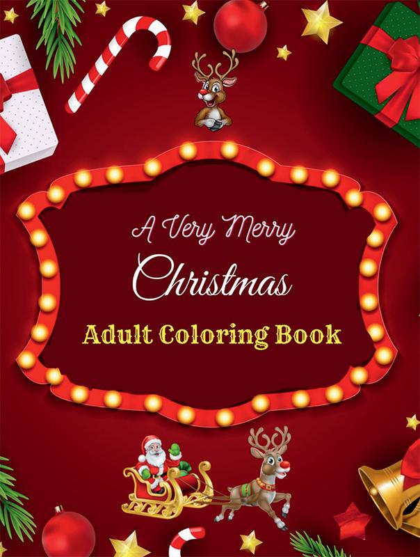 Bookscape | Buy A Very Merry Christmas Adult Coloring Book : Christmas ...