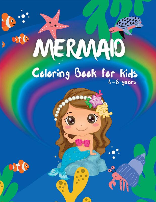 Buy Mermaid Coloring Book For Kids Ages 4-8 : adorable and unique ...