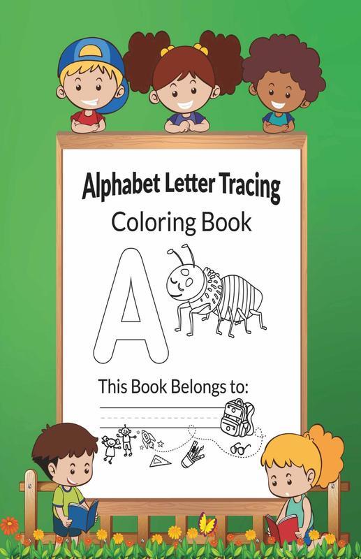 Bookscape | Buy Alphabet Letter Tracing Coloring Book : Alphabet ...