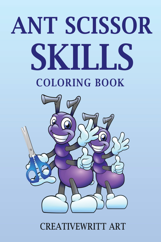 Buy Ant Scissor Skills Coloring Book : Scissor Skills Preschool ...