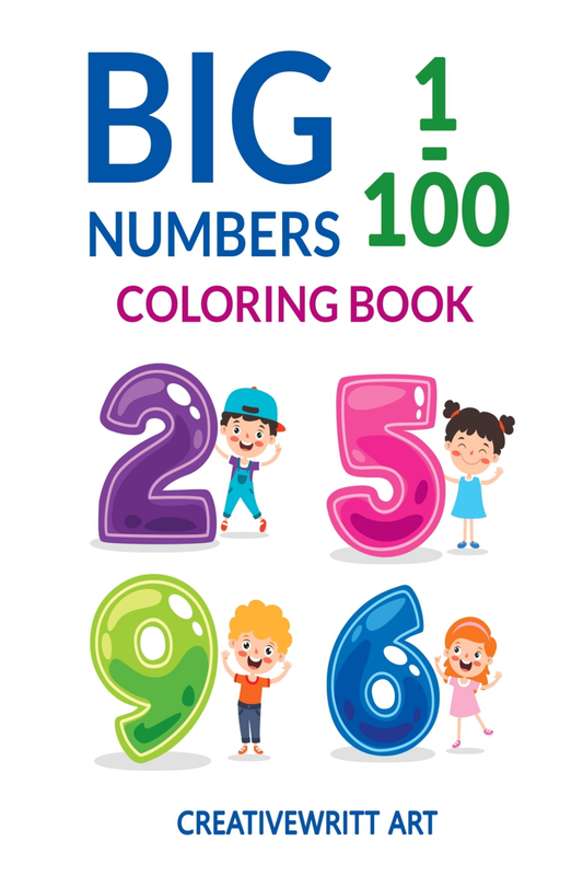 Bookscape | Buy Big Numbers 1-100 Coloring Book : Numbers Coloring Book ...