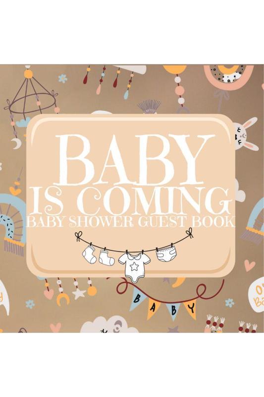 Bookscape | Buy BABY IS COMING-BABY SHOWER GUEST BOOK Gender Neutral ...