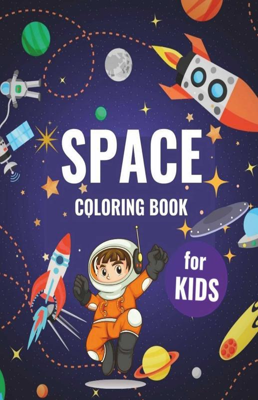 Bookscape | Buy Space Coloring Book For Kids : Fantastic Outer Space ...