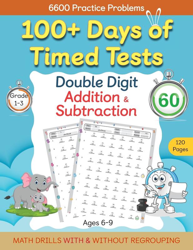 Buy 100+ Days of Timed Tests - Double Digit Addition and Subtraction ...