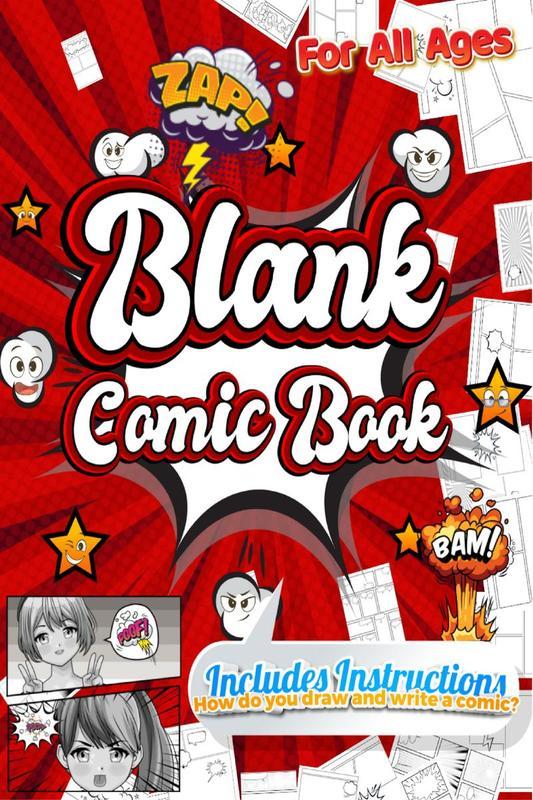 Bookscape | Buy Blank Comic Book : Create Your Own Comics With This ...