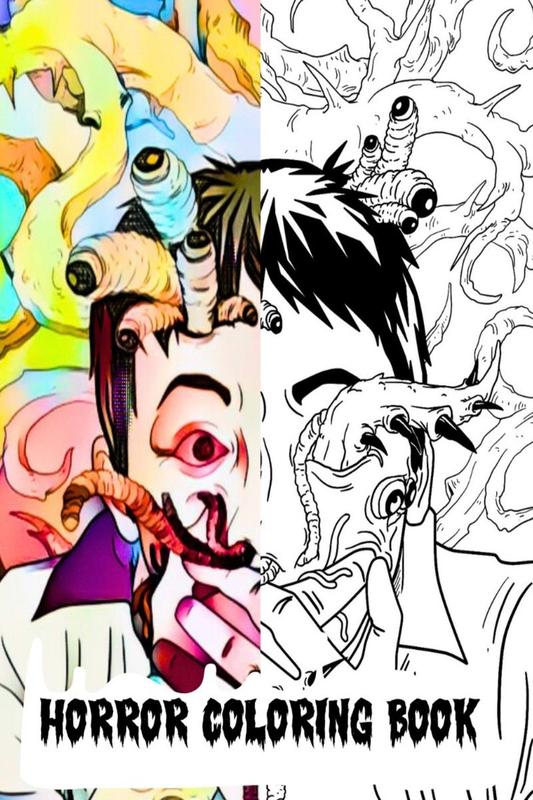 Bookscape | Buy Horror Coloring Book : Abnormal and Scary Coloring ...