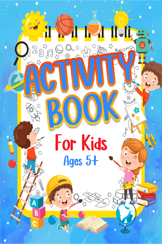 Buy Activity Book For Kids Ages 5+ : Fun Activity Book For Boys And ...