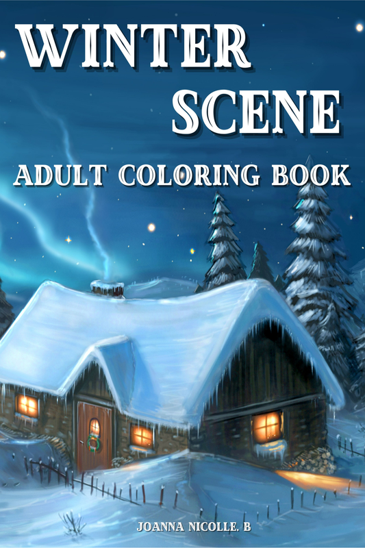 Bookscape | Buy WINTER SCENE Adult Coloring Book : Adult coloring book ...