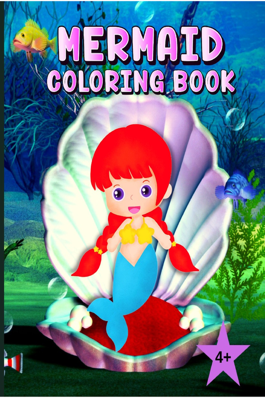 Bookscape | Buy Mermaid Coloring Book : Coloring Mermaids Sea Animals ...