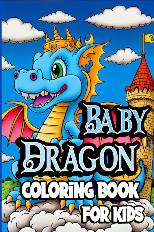 Bookscape | Buy Baby Dragon Coloring Book for Kids : Cute Fantasy ...