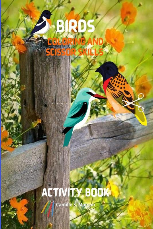 Bookscape | Buy Birds Coloring and Scissor Skills Activity Book: Children Coloring and Scissor ...